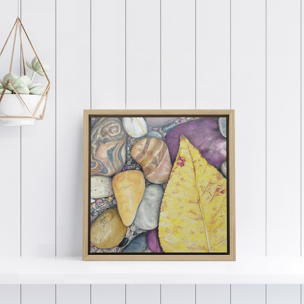 Riverbed Original Colored Pencil on Clayboard – Beautiful Day Studio